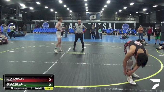 138 lbs Round 5 (8 Team) - Izra Canales, BadBass vs Ayden Keller ...