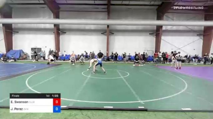 110 lbs Final - Eric Swanson, Underground Wrestling Club vs Jaden Perez ...