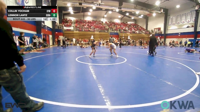 90 lbs Semifinal - Collin Yocham, Coweta Tiger Wrestling vs Lennon ...