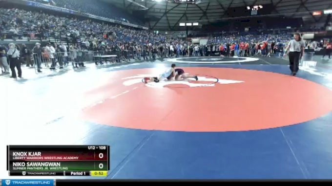108 lbs Cons. Semi - Knox Kjar, Liberty Warriors Wrestling Academy vs ...
