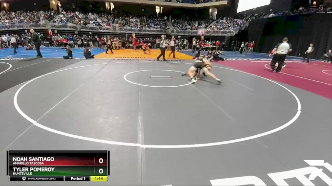 5A 144 lbs Champ. Round 1 - Tyler Pomeroy, Huntsville vs Noah Santiago ...