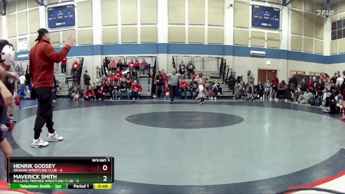 49 lbs Round 3 (3 Team) - Henrik Godsey, Dragon Wrestling Club vs ...