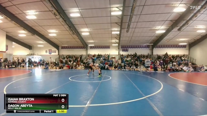 138 lbs Champ. Round 1 - Dagon Abeyta, Kelly Walsh vs Isaiah Braxton ...