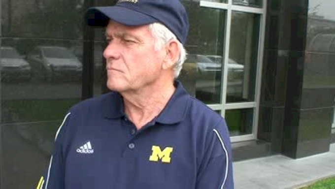 Coach Warhurst on 3 of his athletes in the 1500