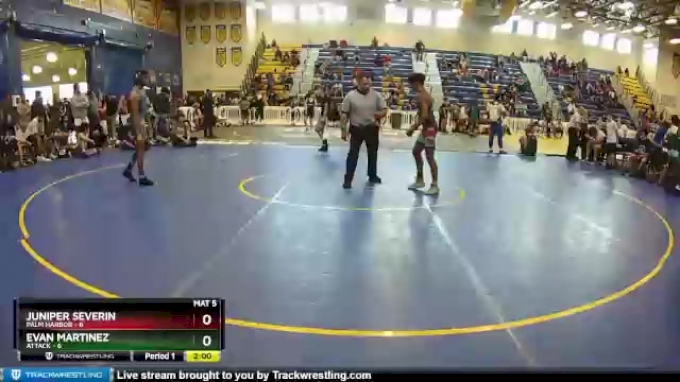 120 lbs Finals (2 Team) - Evan Martinez, Attack vs Juniper Severin ...