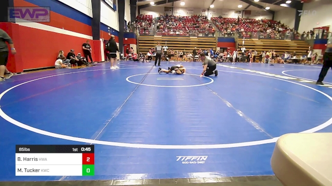 85 lbs Semifinal - Bryson Harris, HURRICANE WRESTLING ACADEMY vs Maddox ...