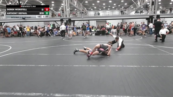 150 lbs Round 1 (6 Team) - Anthony Depaul, Team Shutt Mau Mau vs Derek ...