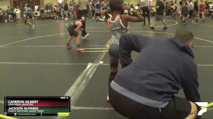 56 lbs Champ. Round 1 - Cameron Gilbert, Gold Medal Grappling vs ...