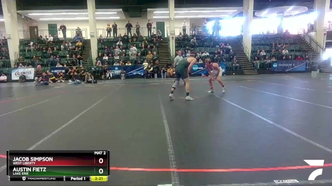 149 lbs 1st Place Match - Jacob Simpson, West Liberty vs Austin Fietz ...