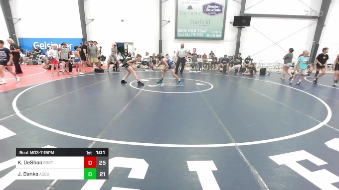 85 lbs Rr Rnd 4 - Kamden DeShon, Brothers Of WOW vs James Danko, ACES ...