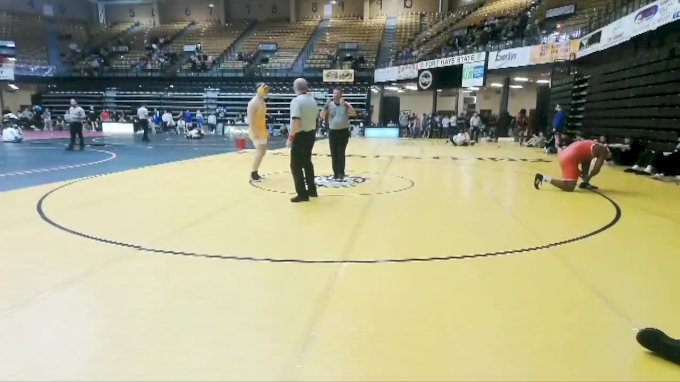 285 lbs Semifinal - Jaxson Thomas, Fort Hays State vs De`Leon Freeman ...