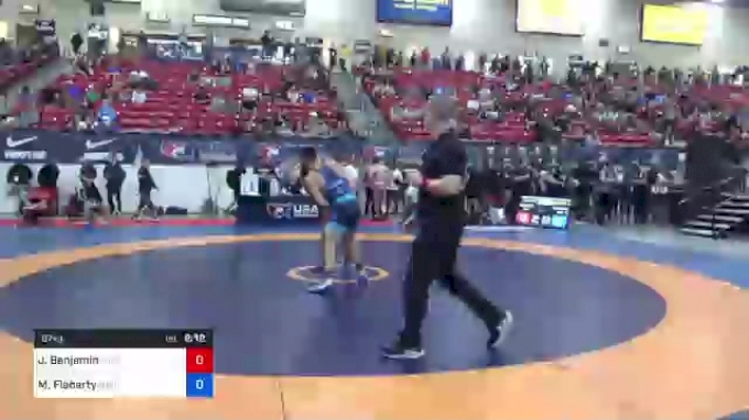 67 kg Consi Of 8 #2 - Justin Benjamin, Wildcat Wrestling Club vs Morgan ...