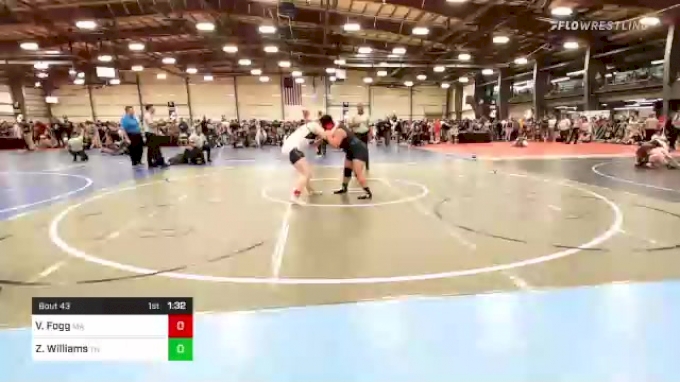 230 lbs Quarterfinal - Victoria Fogg, MA vs Zahara Williams, TN