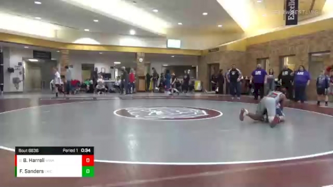 135 lbs Cons. Round 2 - Bryce Harrell, Warren Wrestling Academy vs ...