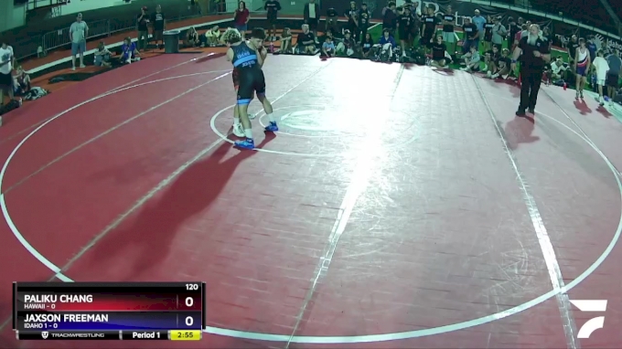 120 lbs Semis & Wb (16 Team) - Paliku Chang, Hawaii vs Jaxson Freeman ...