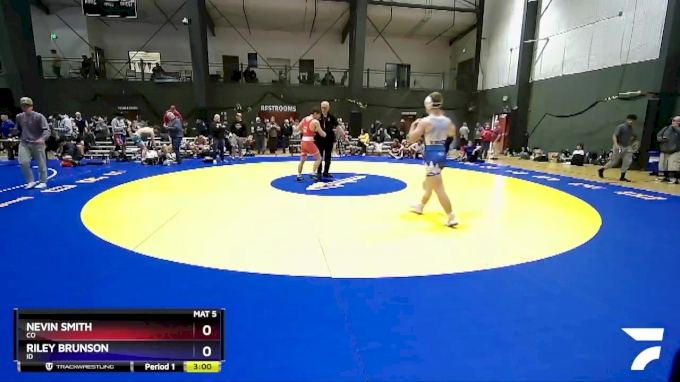 150 lbs Quarterfinal - Nevin Smith, CO vs Riley Brunson, ID
