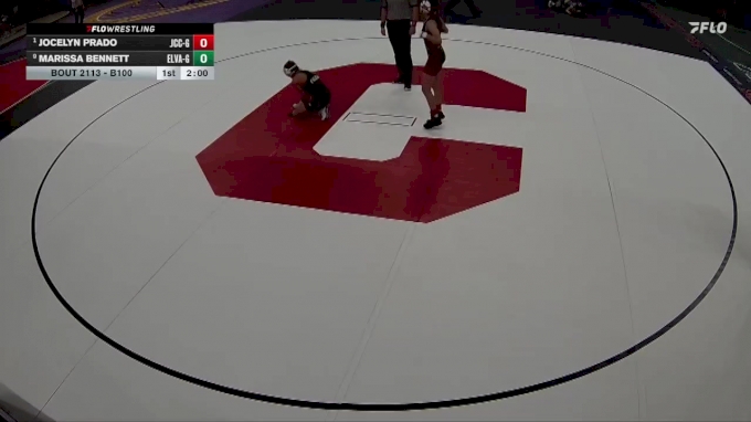 Quarterfinal - Jocelyn Prado, Johnson Co Central Girls vs Marissa ...
