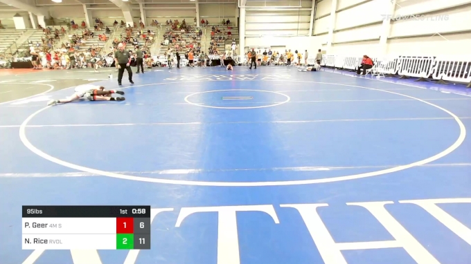 95 lbs Rr Rnd 3 - Peyton Geer, 4M Strength vs Nolan Rice, Revival Empire