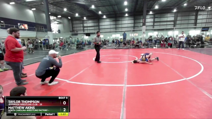 100 lbs Round 2 (6 Team) - Matthew Akins, NORTH CAROLINA WRESTLING ...