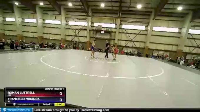 113 lbs Champ. Round 1 - Roman Luttrell, NM vs Francisco Miranda, AZ