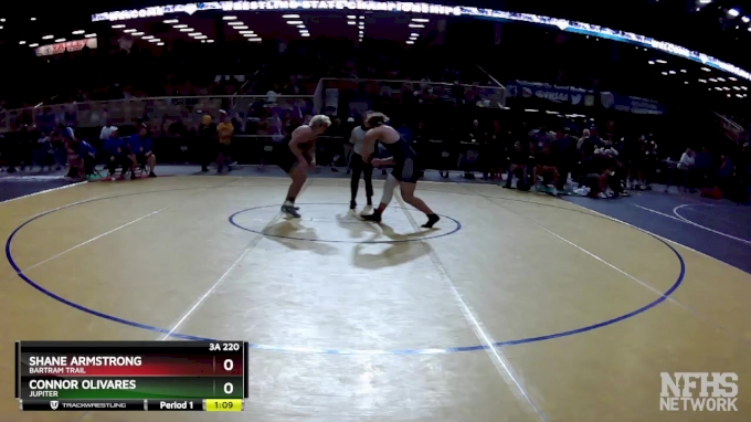 3A 220 lbs Champ. Round 1 - Shane Armstrong, Bartram Trail vs Connor ...