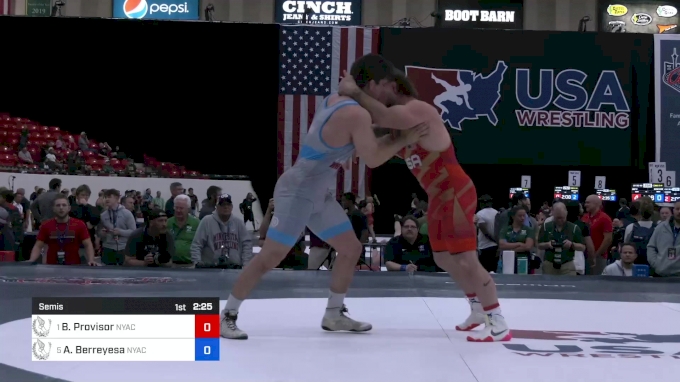 82 kg Semis - Ben Provisor, New York Athletic Club vs Andrew Berreyesa ...