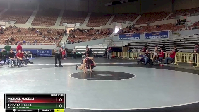 D2-157 lbs Quarterfinal - Trevor Foshee, Bradshaw Mountain vs Michael ...