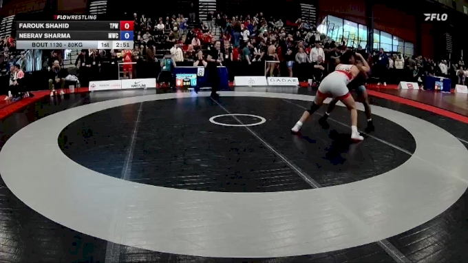 80kg Cons. Round 2 - Farouk Shahid, Tritton Performance WC vs Neerav ...