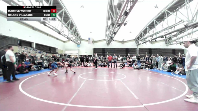 93 lbs Final - Maurice Worthy, Ruthless MS vs Nelson Villafane, Mat ...