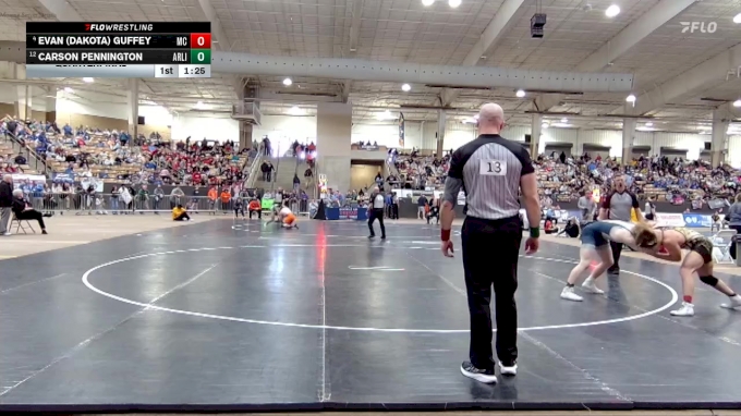 AA 157 lbs Quarterfinal - Carson Pennington, Arlington High School vs ...