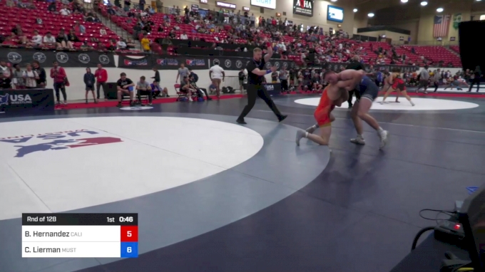 70 kg Rnd Of 128 - Benjamin Hernandez, California vs Cade Lierman ...
