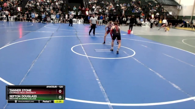 125 lbs Champ. Round 3 - Sefton Douglass, Western Wyoming College vs ...