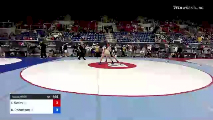 160 lbs Round Of 64 - Tyler Secoy, Georgia vs Aiden Robertson, Nebraska