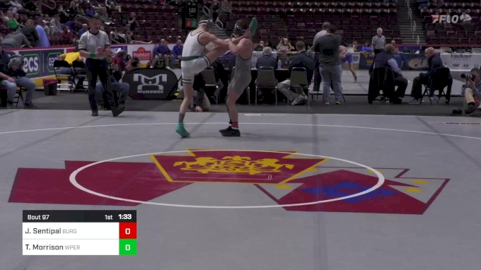 139 lbs Round Of 16 - Joey Sentipal, Burgettstown vs Tyler Morrison ...