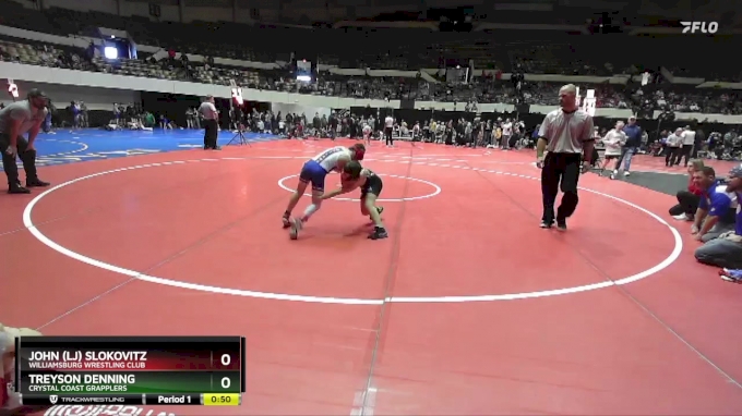 Round 1 - John (lj) Slokovitz, Williamsburg Wrestling Club vs Treyson ...
