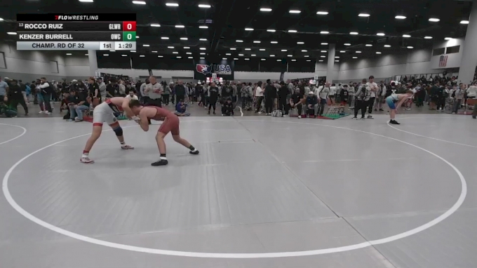 144 lbs Champ. Rd Of 32 - Rocco Ruiz, Gladiator Wrestling vs Kenzer ...