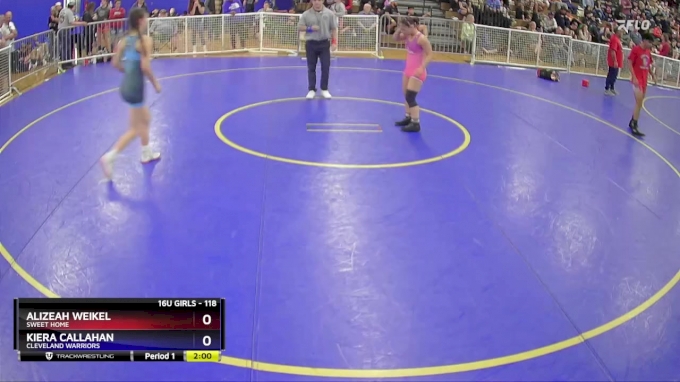 118 lbs Cons. Semi - Alizeah Weikel, Sweet Home vs Kiera Callahan ...