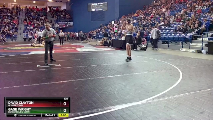 175 lbs Champ. Round 1 - Gage Wright, Parkersburg South vs David ...