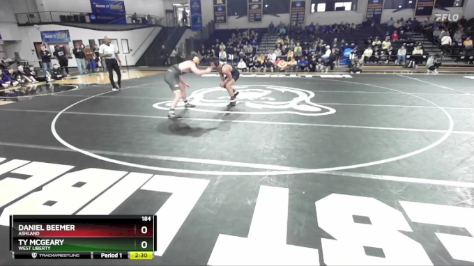 184 lbs 1st Place Match - Ty McGeary, West Liberty vs Daniel Beemer ...