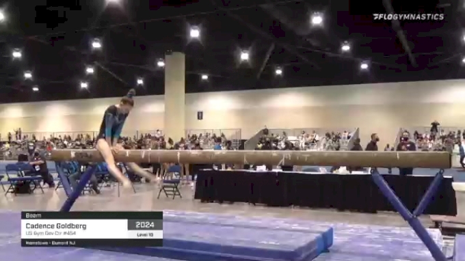 Cadence Goldberg Beam Us Gym Dev Ctr 454 2021 Usa Gymnastics