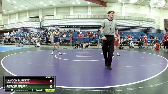 85 lbs Round 5 (6 Team) - Landon Burkett, Dragon Wrestling Club vs ...