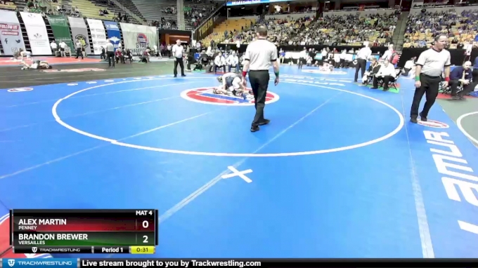 113 Class 1 lbs 3rd Place Match - Alex Martin, Penney vs Brandon Brewer ...