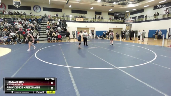 152 lbs 7th Place Match - Hannah Kirk, Spooner/Webster vs Providence ...