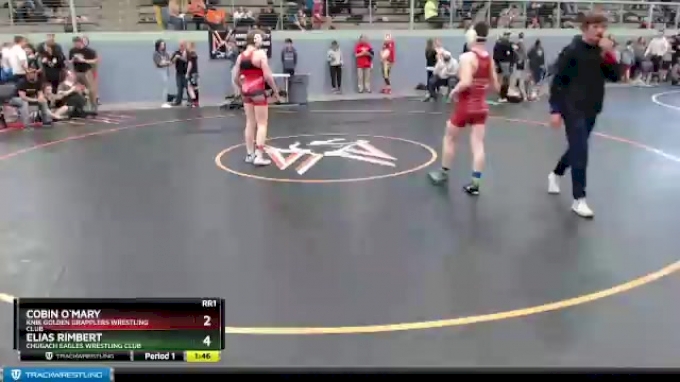 136 lbs Rr1 - Cobin O`Mary, KNIK GOLDEN GRAPPLERS WRESTLING CLUB vs ...