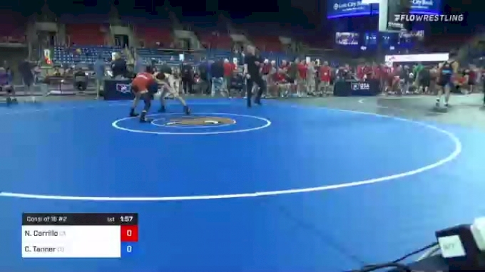 113 lbs Consi Of 16 #2 - Nathan Carrillo, California vs Cody Tanner ...
