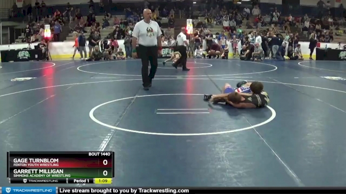 105 lbs Round 4 - Gage Turnblom, Fenton Youth Wrestling vs Garrett ...
