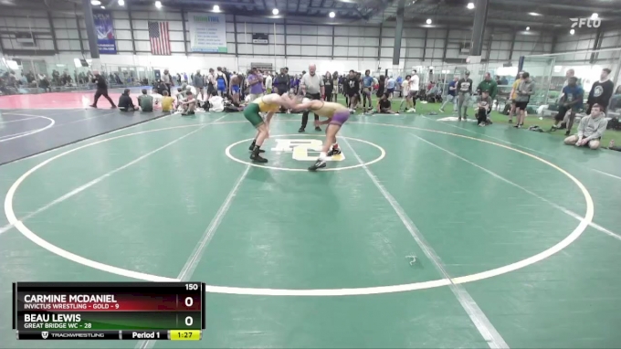 150 lbs Round 1 (4 Team) - Beau Lewis, GREAT BRIDGE WC vs Carmine ...