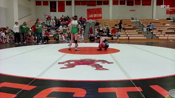 G 120 lbs Finals (2 Team) - Ella Clark, Smith Center HS vs Jensen ...
