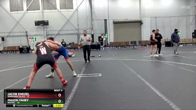 160 lbs Placement (4 Team) - Jacob Endzel, Warhawks Black vs Mason ...