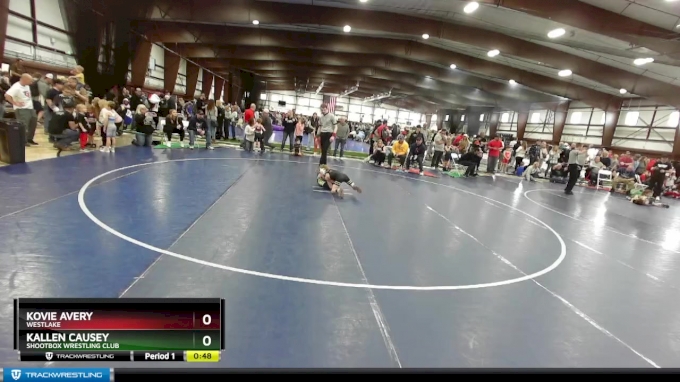 55 lbs Semifinal - Kallen Causey, Shootbox Wrestling Club vs Kovie ...